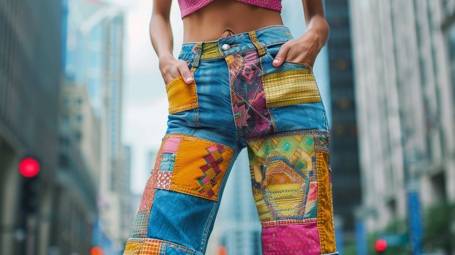 The Global Allure of Women’s Patchwork Jeans – Jeans4you.shop